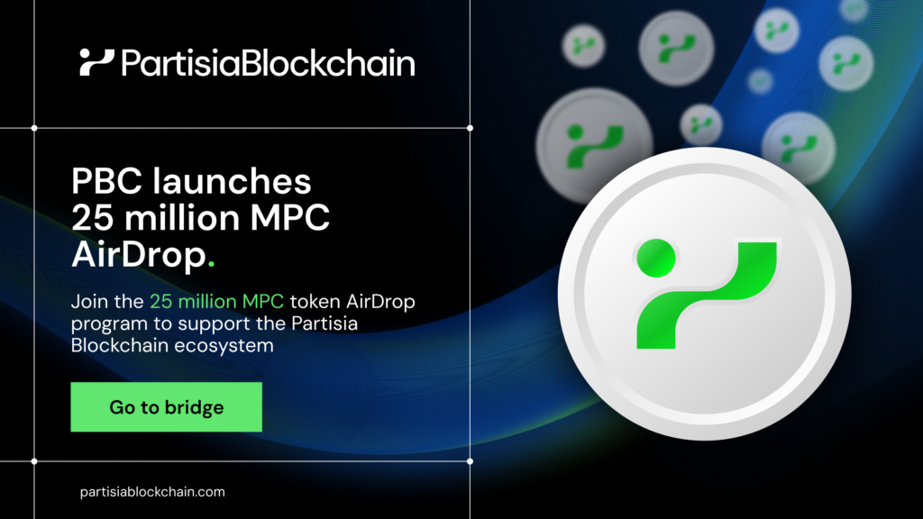 Partisia Blockchain's 25 million MPC token AirDrop program - Partisia Blockchain