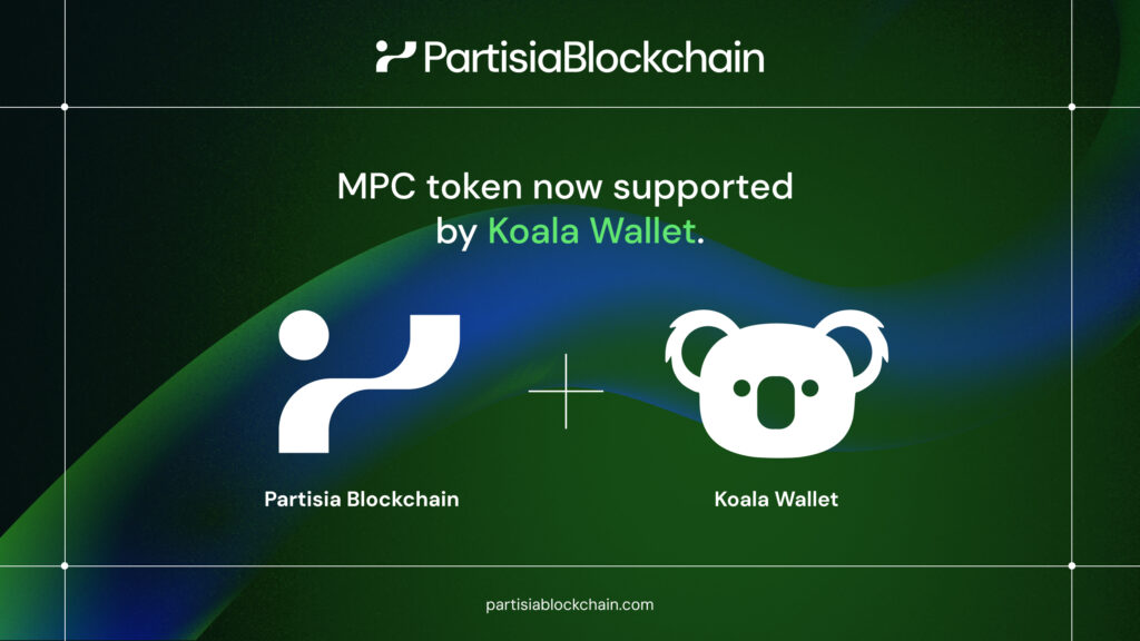 MPC token now supported by Koala Wallet - Partisia Blockchain